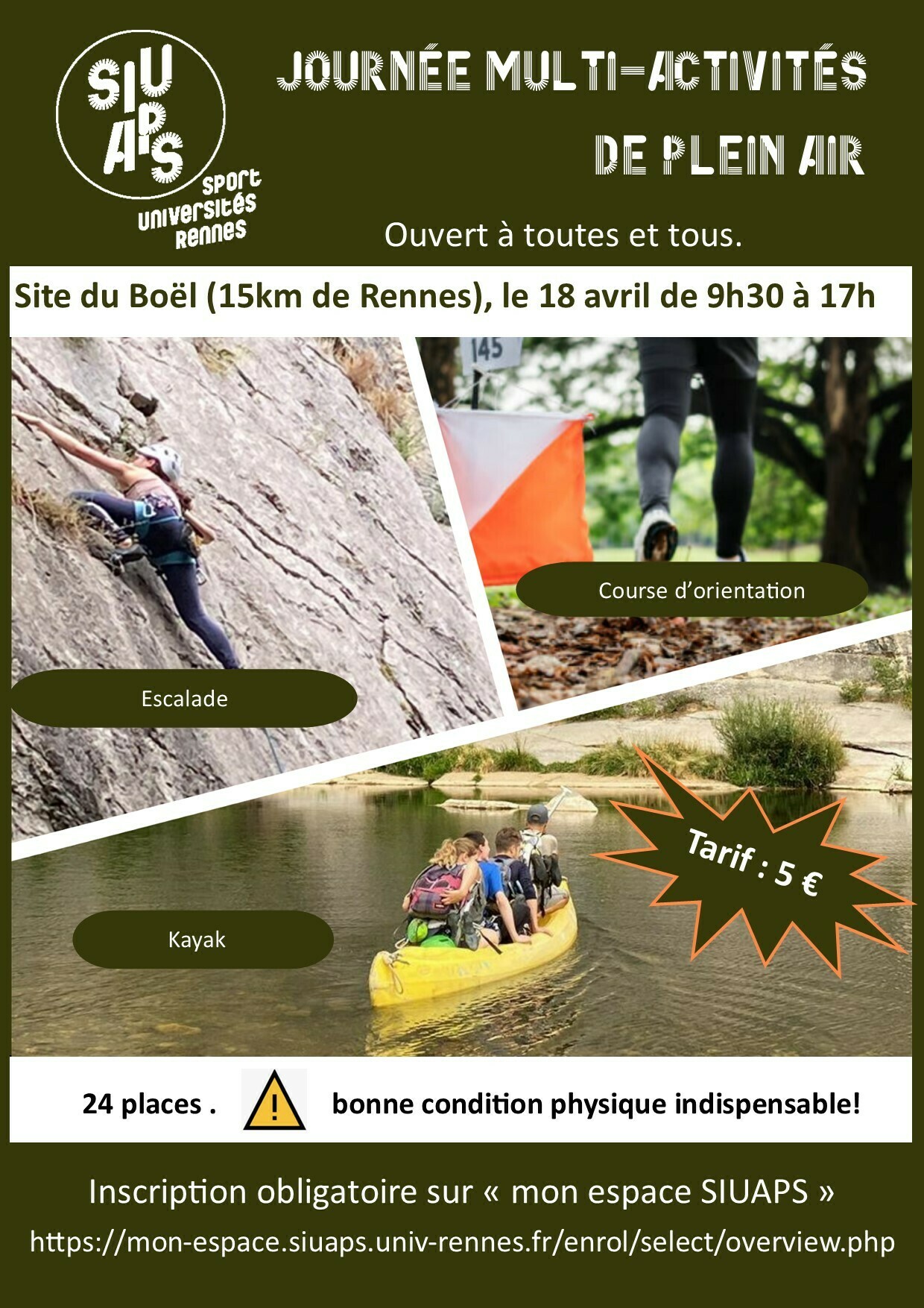 Agenda Rennes - Journée multi-activités de plein air