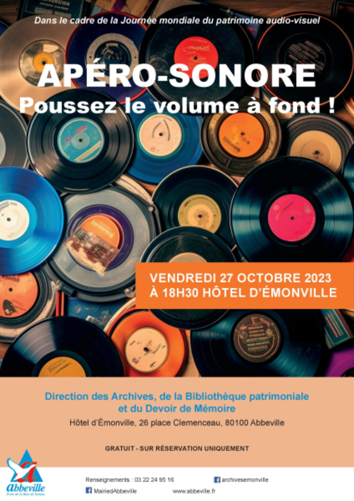 APÉRO-SONORE - "Poussez le volume à fond ! " | Archives Abbeville ...