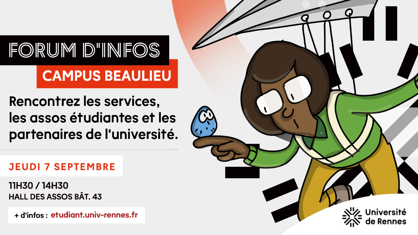 Agenda Rennes - Forum de rentrée / Campus Beaulieu