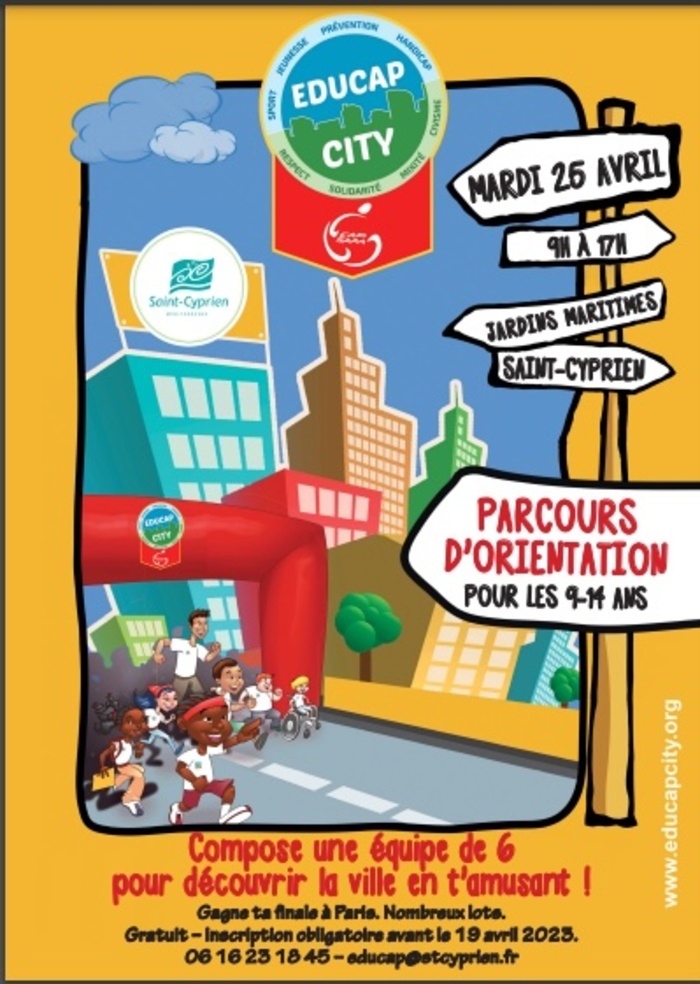 Educap City - Parcours d'orientation pour les 9-14 ans. | Saint-Cyprien - Le Petit Agenda